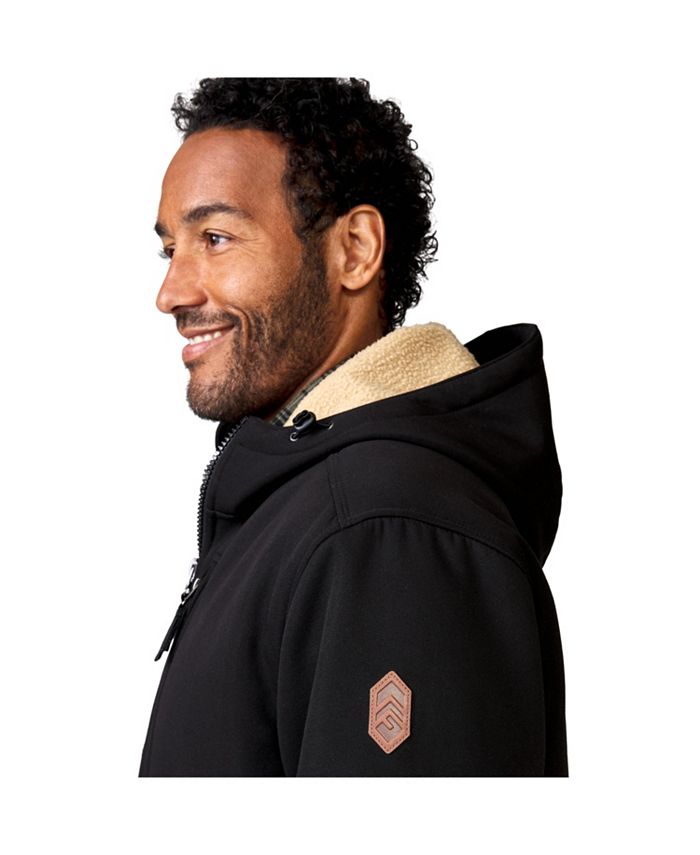 Free Country Men's Wind River Burly Canvas Softshell Jacket - Macy's