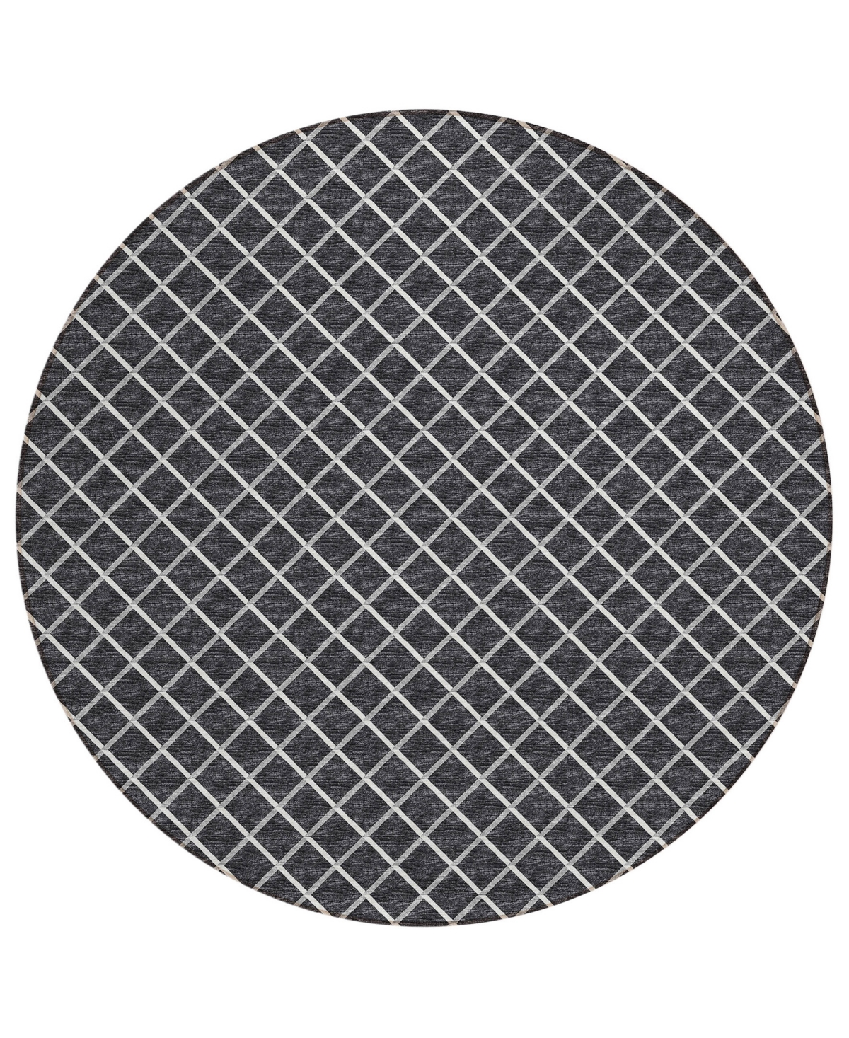 Click here for Dalyn York YO1 8 x 8 Round Area Rug - Black prices