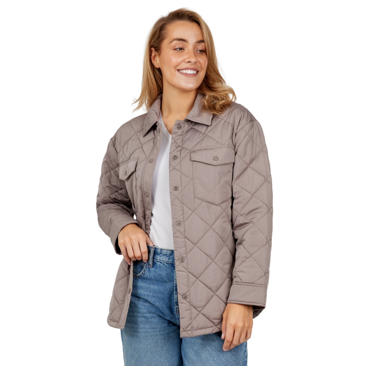 Click here for Free Country Womens Trailblazer Quilted Shacket -... prices