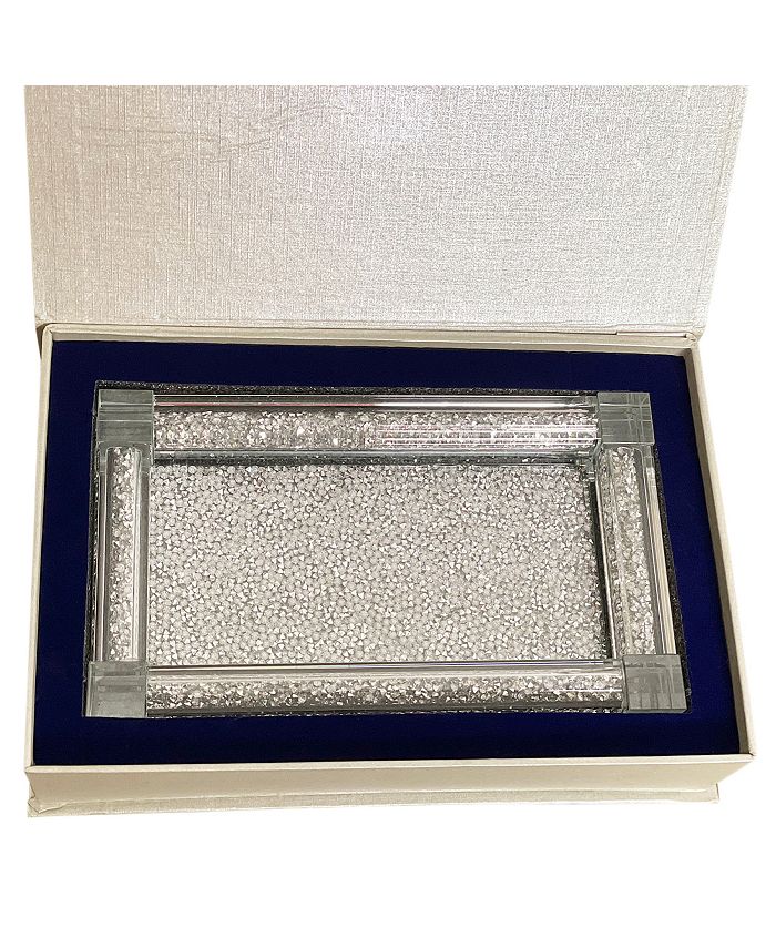 Simplie Fun Exquisite Small Glass Tray In Gift Box - Macy's