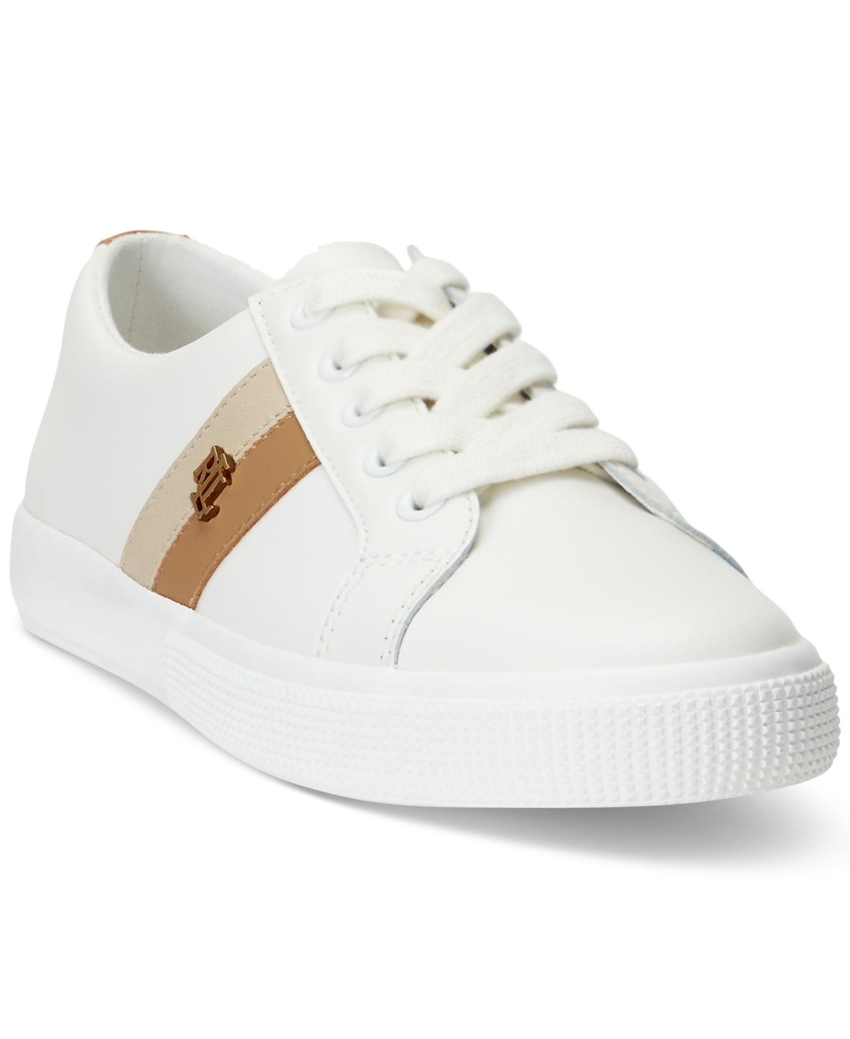 Click here for Lauren Ralph Lauren Womens Janson Sneakers - Snow... prices
