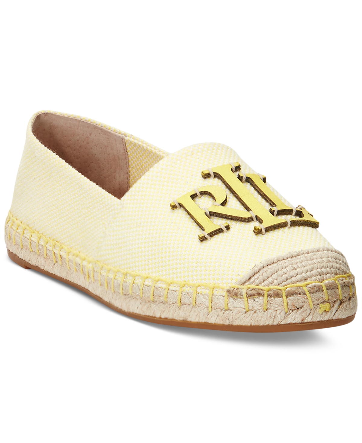Ralph Lauren Women's Cameron Iii Logo Slip-on Espadrille Flats In ...