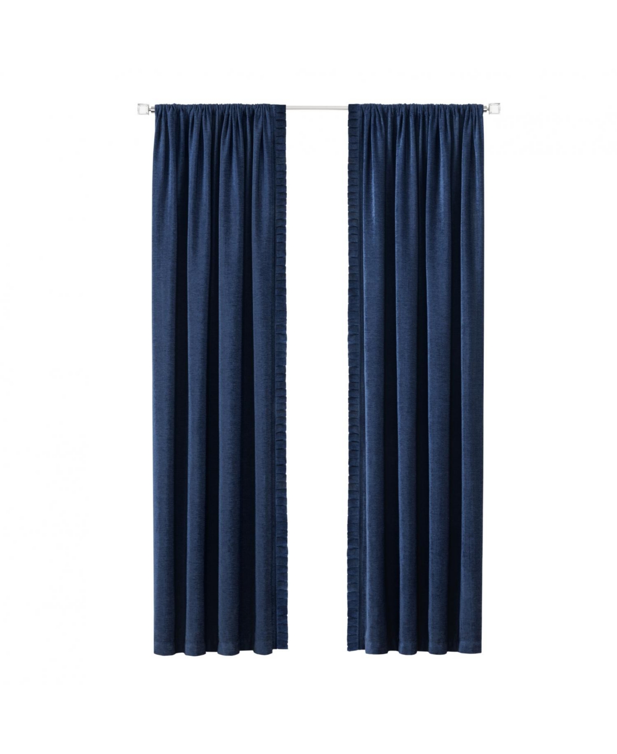 Click here for Kate Aurora Lux Living 2 Pack Chenille Rod Pocket... prices