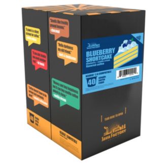 Java Factory Blueberry Shortcake Single-Cup Flavored Coffee Pods ...