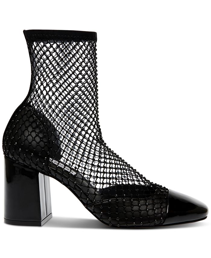 Steve Madden Women's Eleanor Cap-Toe Mesh Sock Pumps - Macy's