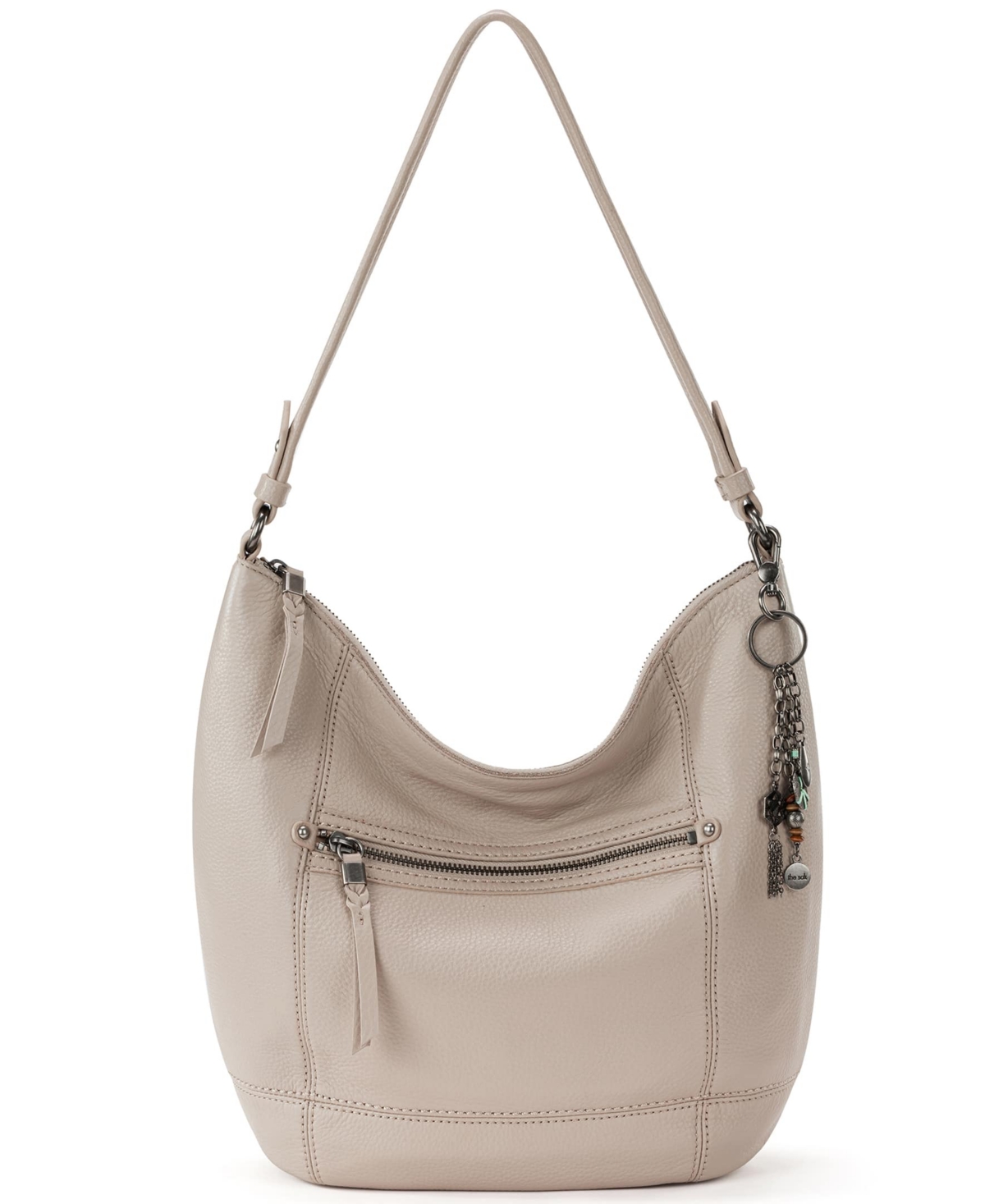 The Sak Womens Sequoia Leather Medium Hobo Bag - Sand
