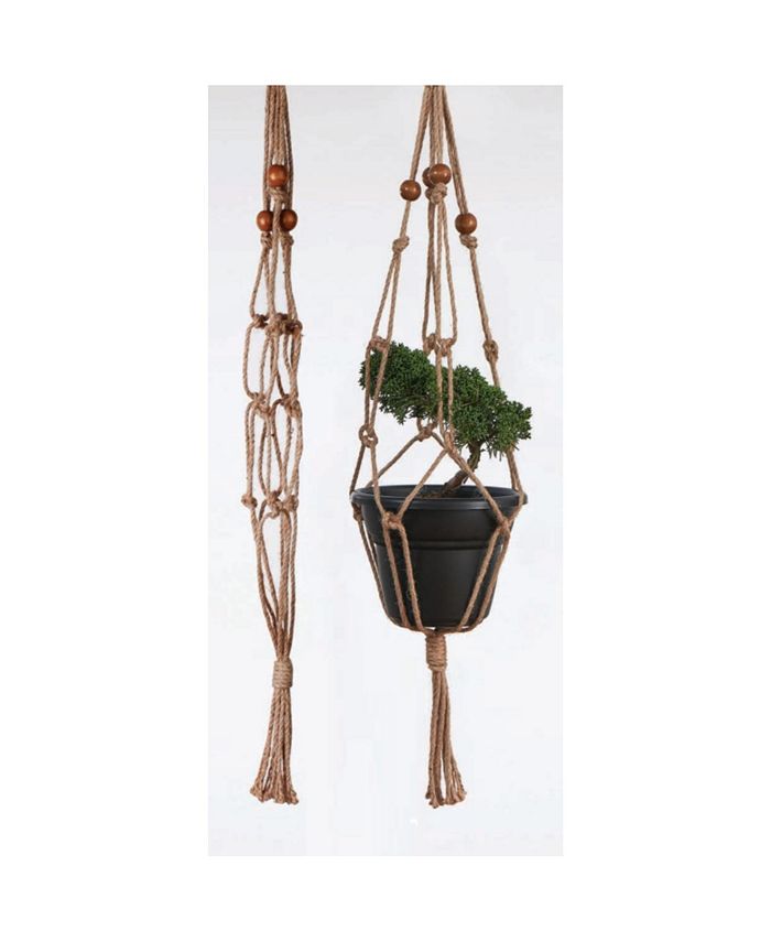 Primitive Planters 30 All Natural Jute Hanger - Macy's
