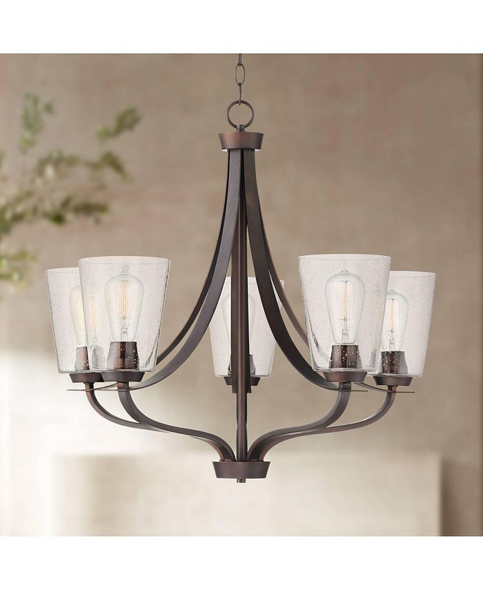 Franklin Iron Works Merriman Bronze Chandelier Lighting 28 Franklin Iron Works Merriman Bronze Chandelier Lighting 28