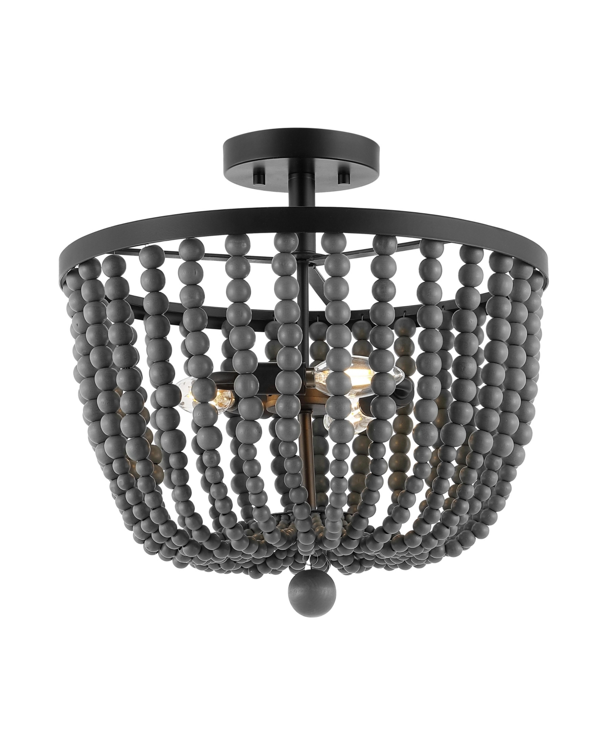 Click here for Jonathan Y Drift Wood Bead Bohemian Farmhouse Iron... prices