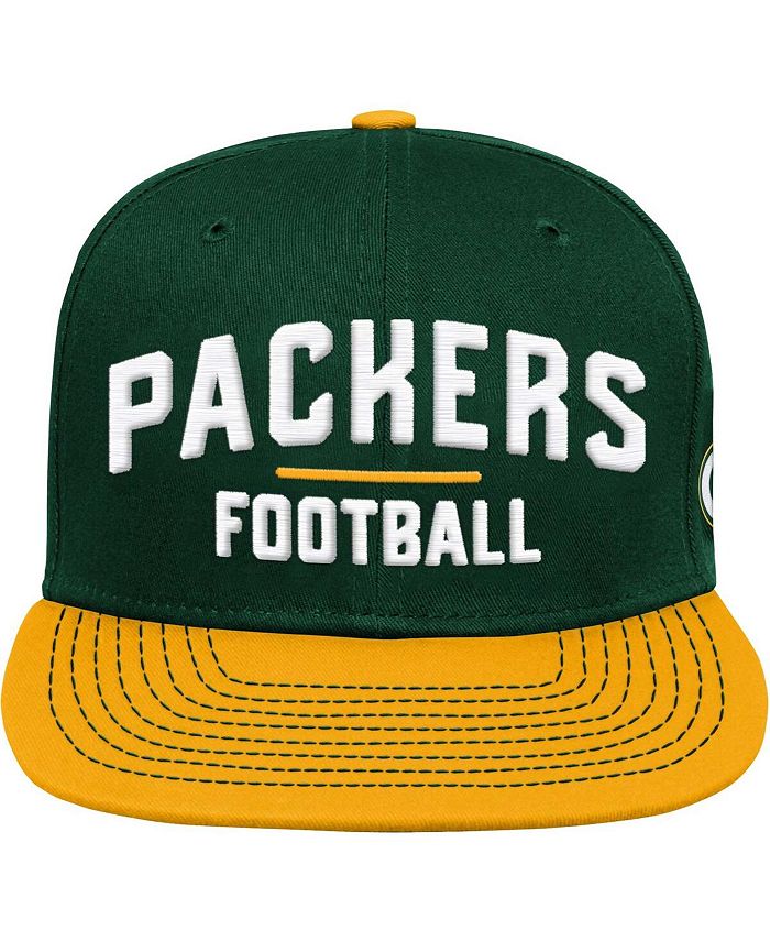 COKeM Youth Boys and Girls Green Green Bay Packers Lock Up Snapback Hat ...