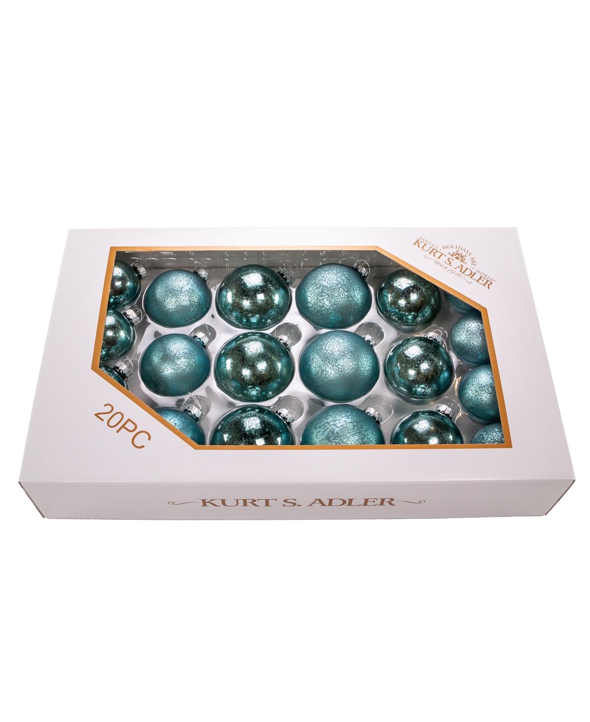 Click here for Kurt Adler 60-80Mm Glass Shiny Matte Mercury Ball... prices