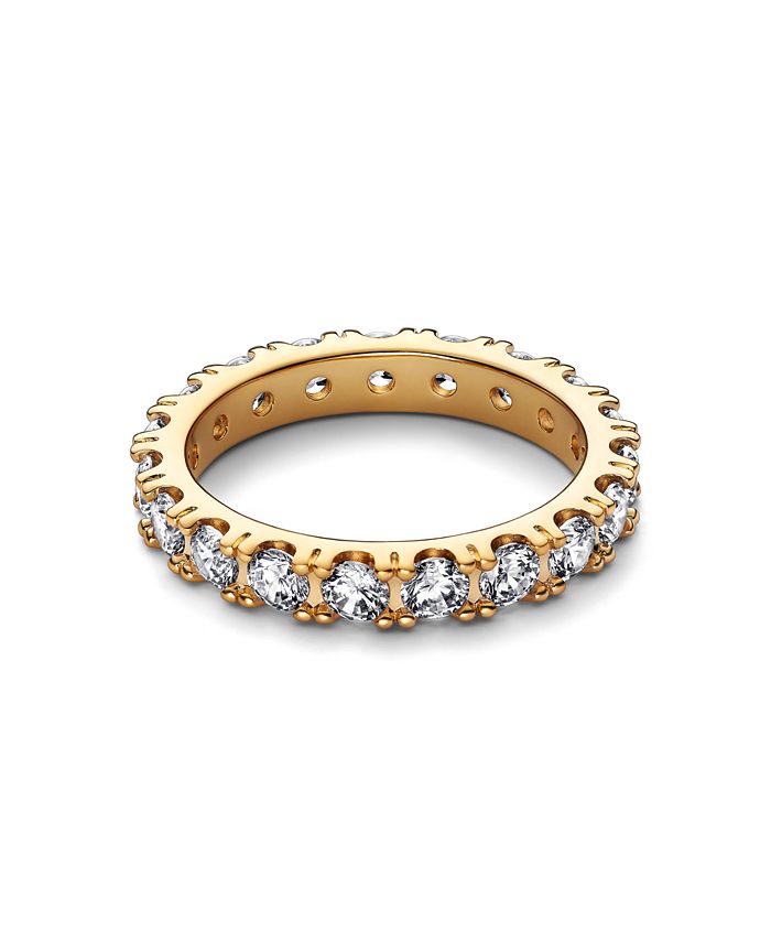 Pandora Cubic Zirconia Timeless Sparkling Row Eternity Ring - Macy's
