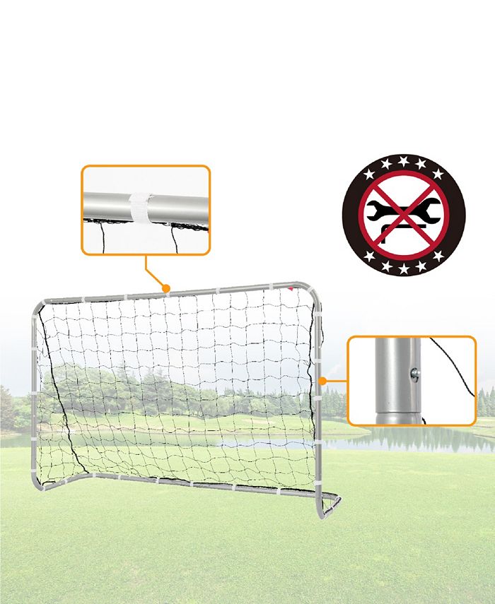 NET PLAYZ Backyard Soccer Goal, Metal Soccer Goal, 6' x 4' - Macy's