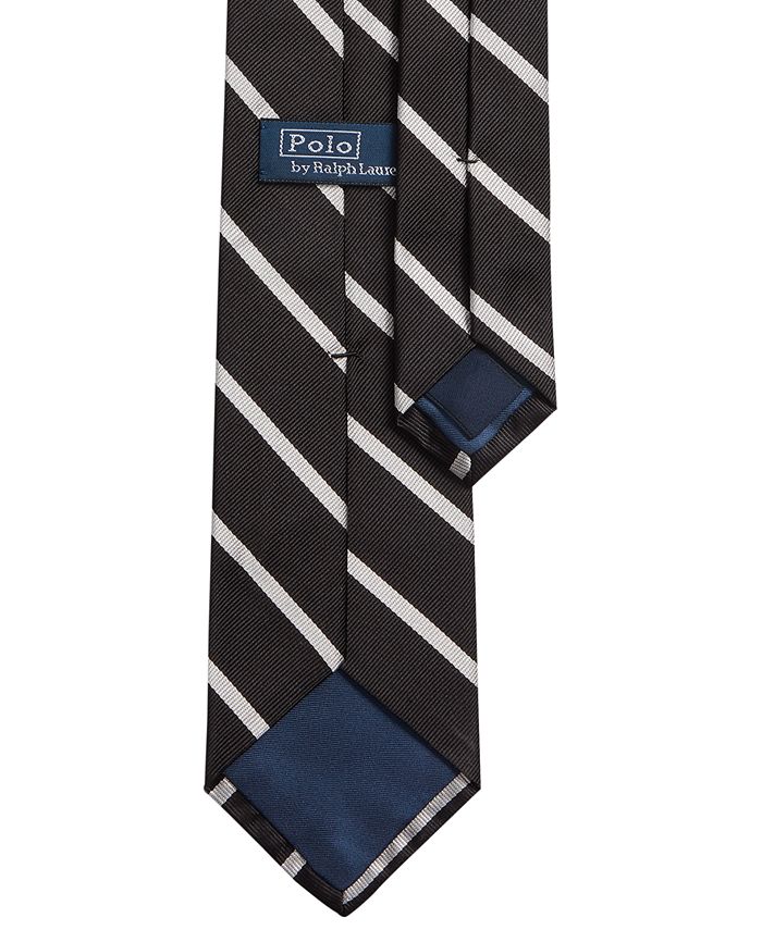 Polo Ralph Lauren Men's Striped Silk Repp Tie - Macy's
