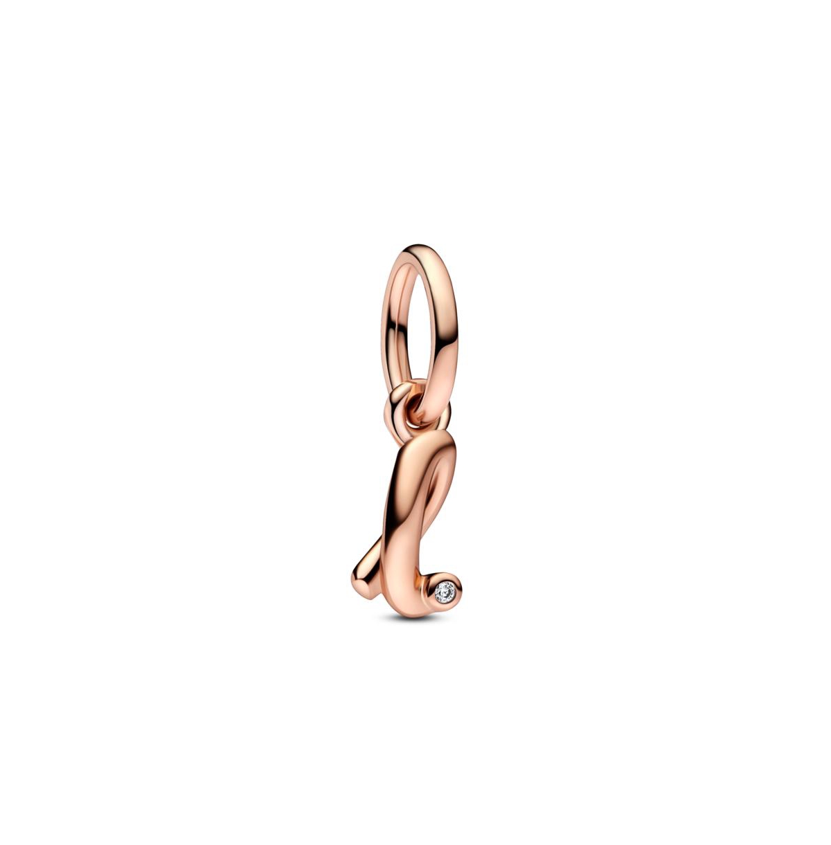 Click here for Pandora 14k Rose Gold-Plated Script Alphabet Dangl... prices