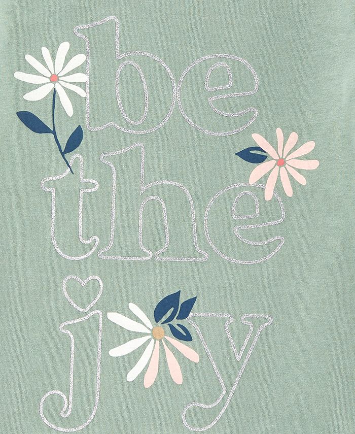 Carter's Toddler Girls Be The Joy Cotton Graphic T-Shirt - Macy's