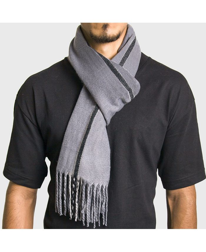 Alpine Swiss Men's Scarf Soft 80 Inch Long Warm Scarves Plaids Winter ...
