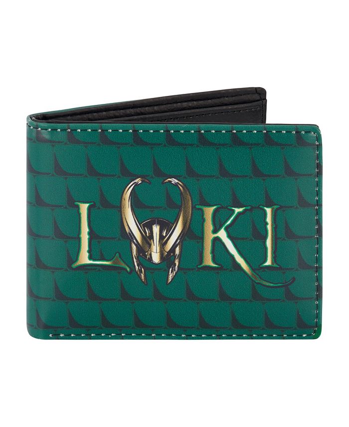 Marvel LOKI LOGO Bifold Wallet, Slim Wallet with Decorative Tin for Men ...