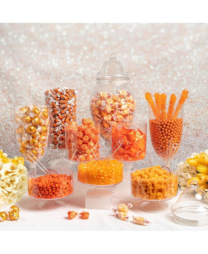 Just Candy 14 lbs+ Premium Orange Candy Buffet (Feeds 24-36) - Macy's