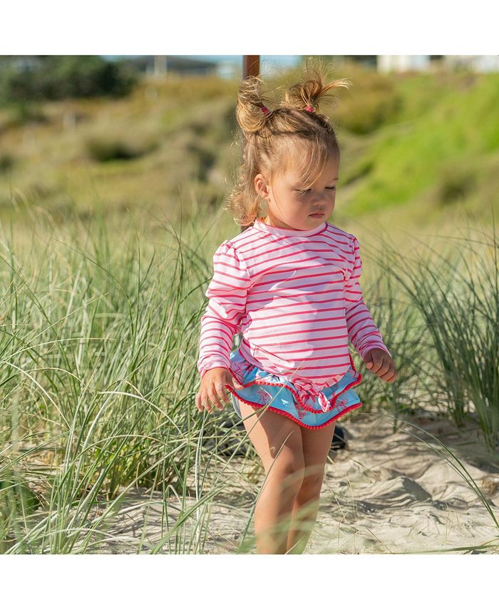 Snapper Rock Lighthouse Island Sustainable LS Ruffle Set - Macy's