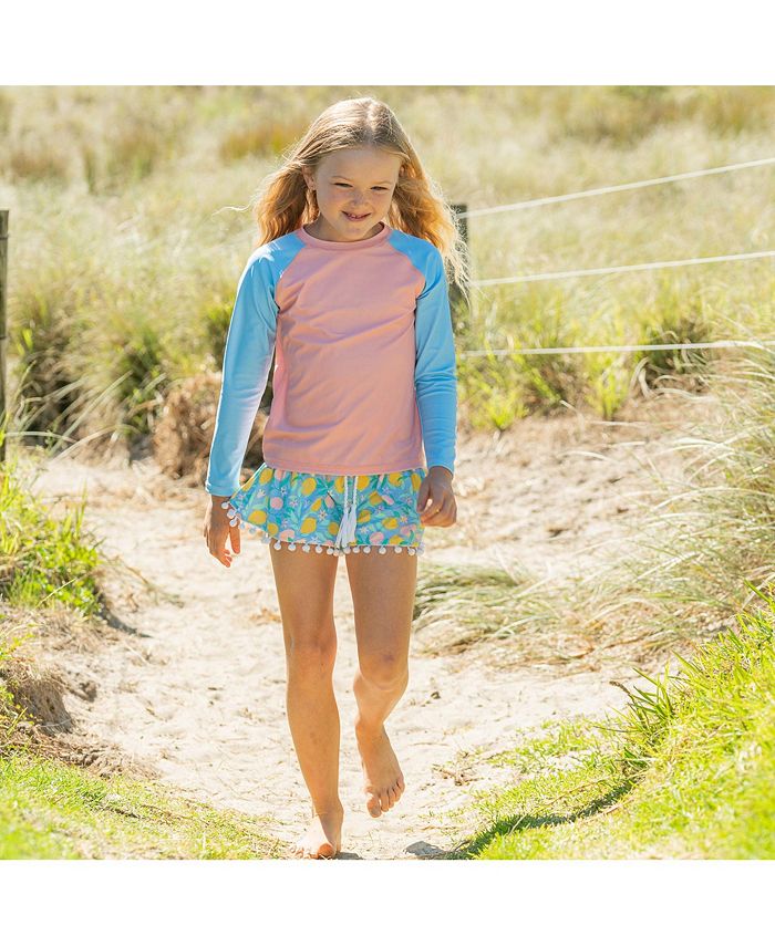 Snapper Rock Toddler, Child Girl Lemon Drops Swim Shorts - Macy's