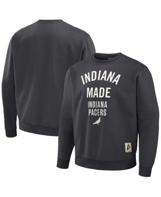 Men's NBA x Staple Anthracite Indiana Pacers Plush Pullover Sweatshirt ...