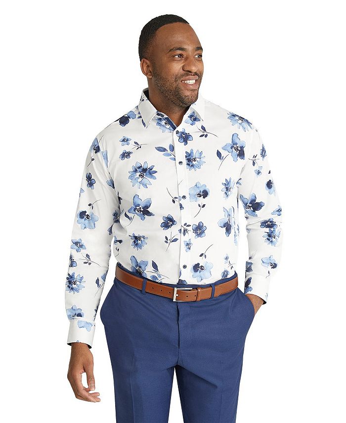 Johnny Bigg Men's Camden Floral Print Stretch Shirt - Macy's