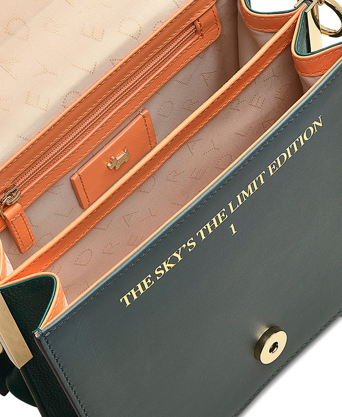 Radley London Book Street Small Leather Ski Scene Flapover Crossbody ...