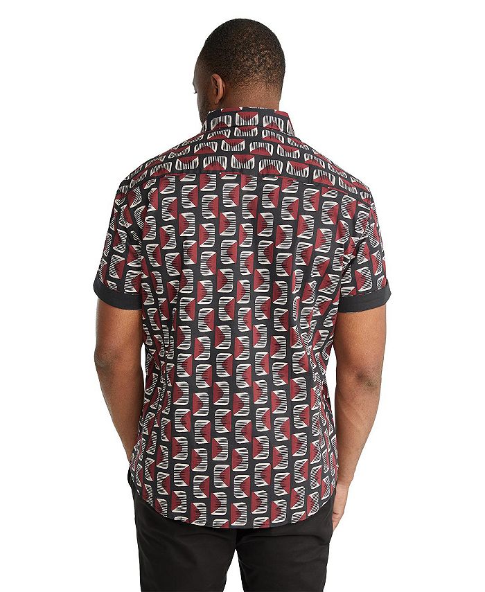 Johnny Bigg Men's Big & Tall Reid Print Shirt - Macy's