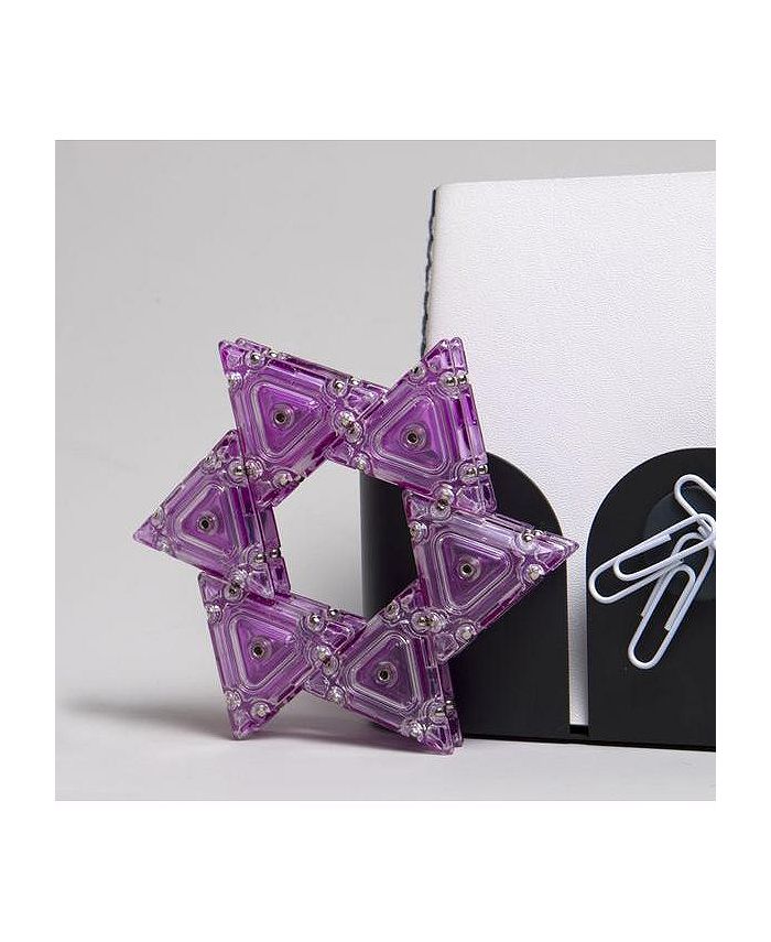 Speks Quartz Pyramid Magnetic Triangles Set of 12 Fidget & Building Toy ...