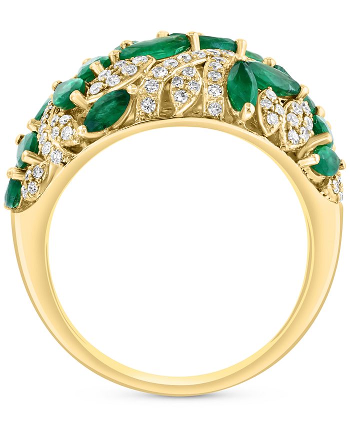 EFFY Collection EFFY® Emerald (2-1/5 ct. t.w.) & Diamond (3/8 ct. t.w ...