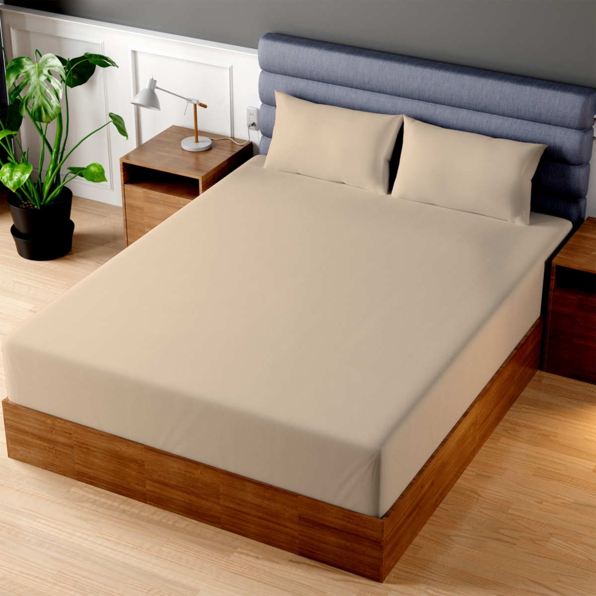 Click here for Superity Linen 100 Cotton Breathable Fitted Sheet... prices