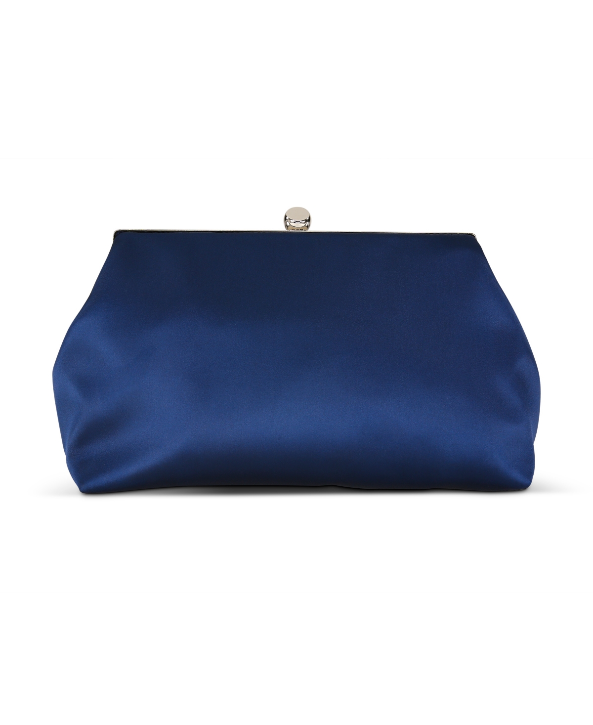 Click here for Womans Camilla Satin Pouch Clutch Bag - Navy prices