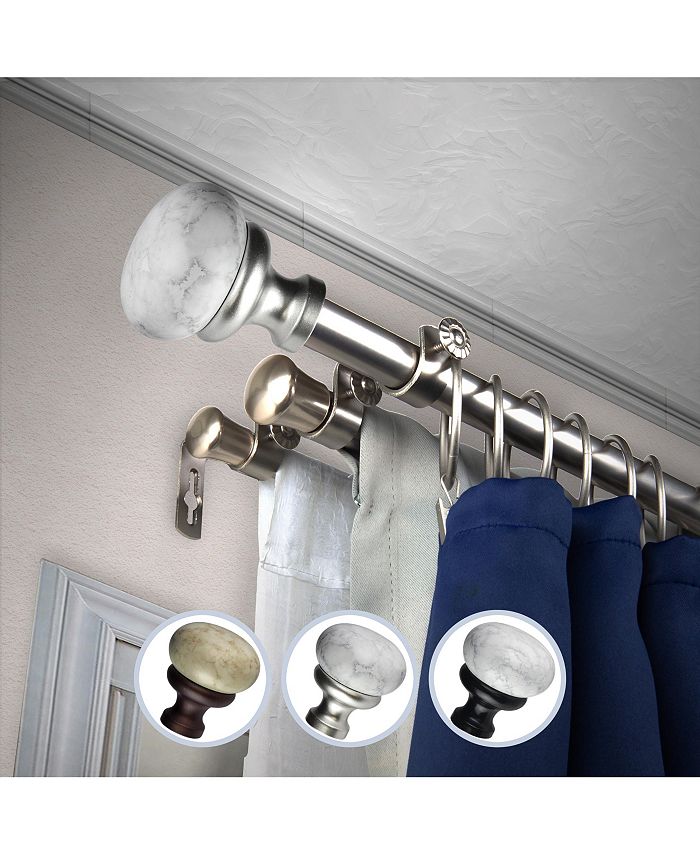 Rod Desyne Merlyn 13/16" Triple Curtain Rod 28-48" - Macy's