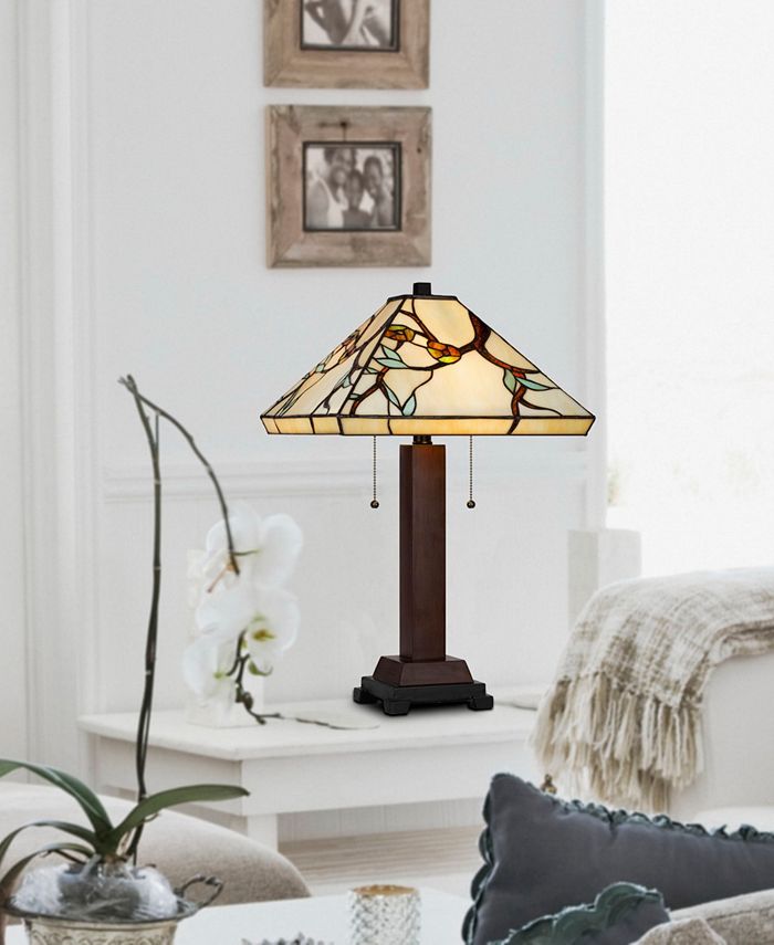 Cal Lighting 23" Height Metal and Resin Table Lamp - Macy's