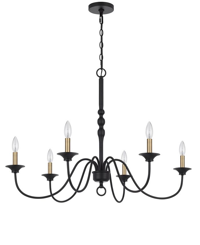Cal Lighting Marino 25" Height Metal Chandelier - Macy's