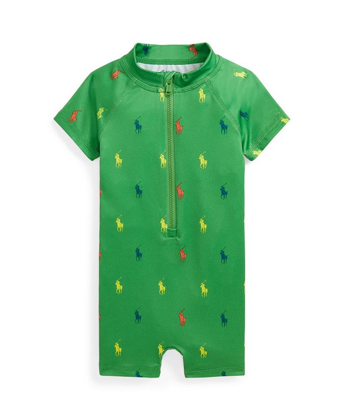 Polo Ralph Lauren Baby Boys Performance Rash Guard Shortall - Macy's