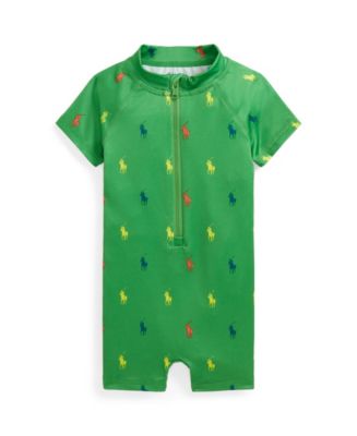 Polo Ralph Lauren Baby Boys Performance Rash Guard Shortall - Macy's