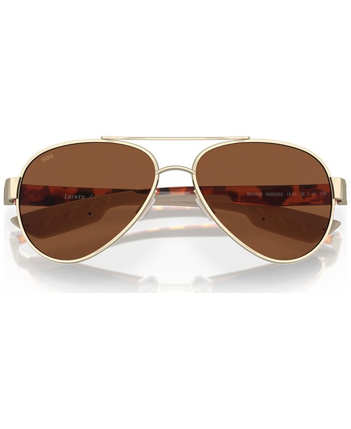 Costa Del Mar Unisex Loreto Polarized Sunglasses, Polar 6S4006 - Macy's