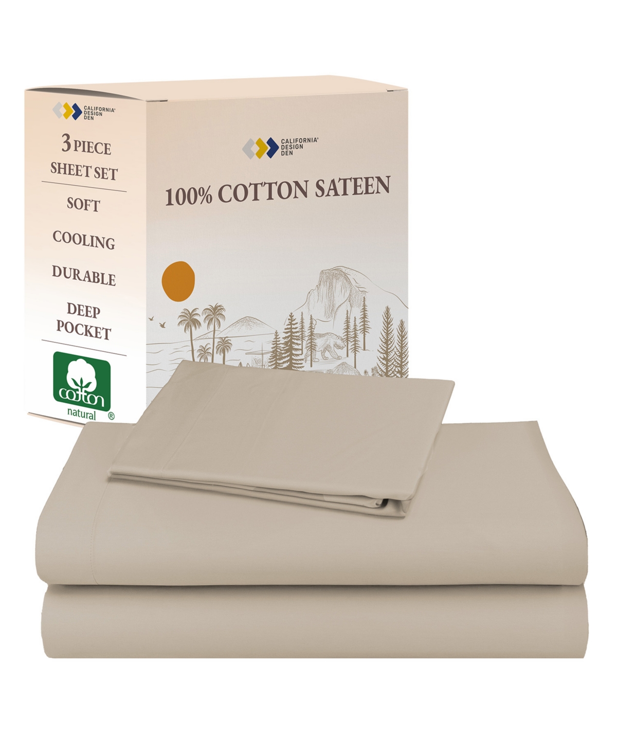 Click here for Soft 100 Cotton Sheets Set - Cooling Durable Satee... prices