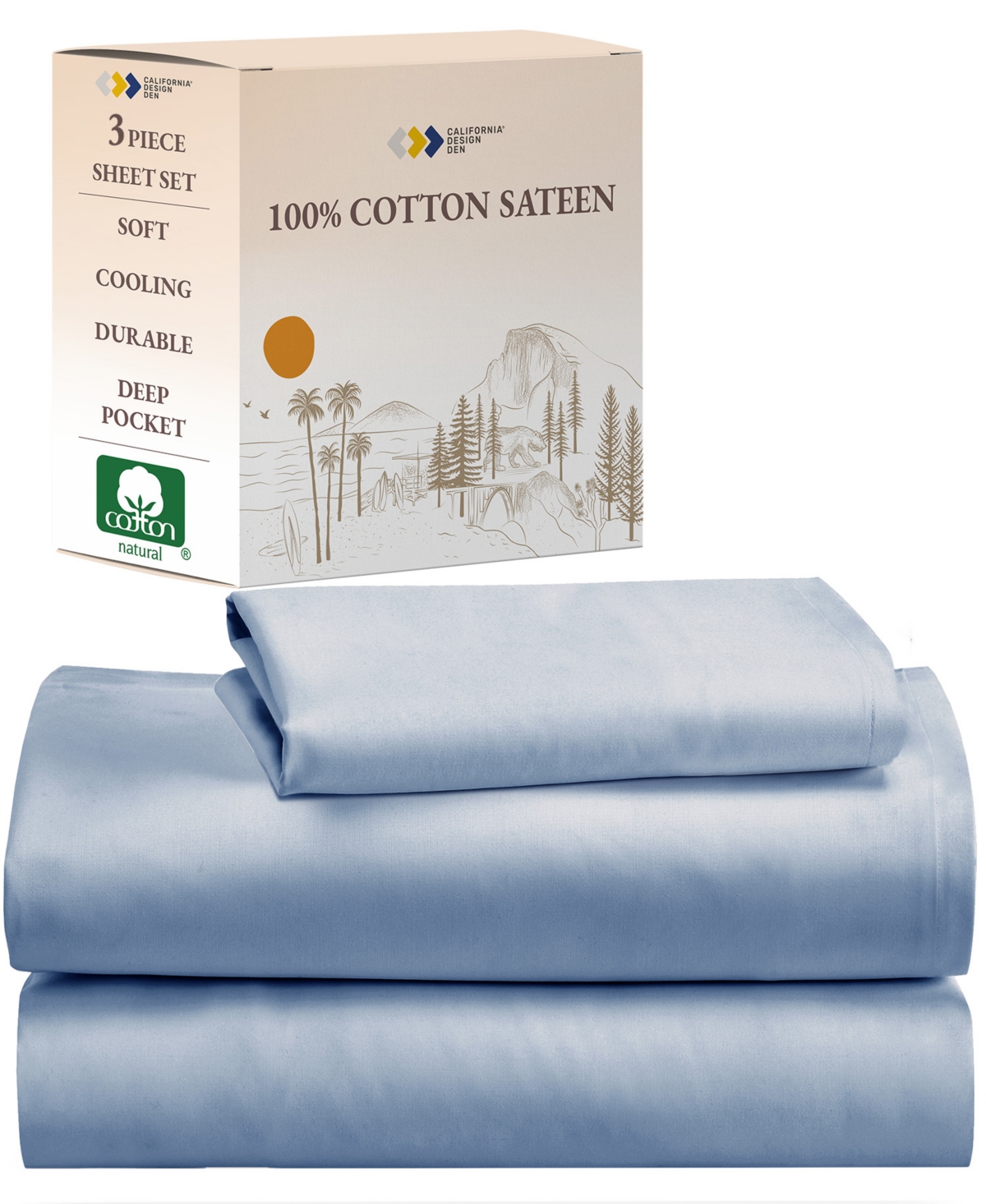 Click here for Soft 100 Cotton Sheets Set - Cooling Durable Satee... prices