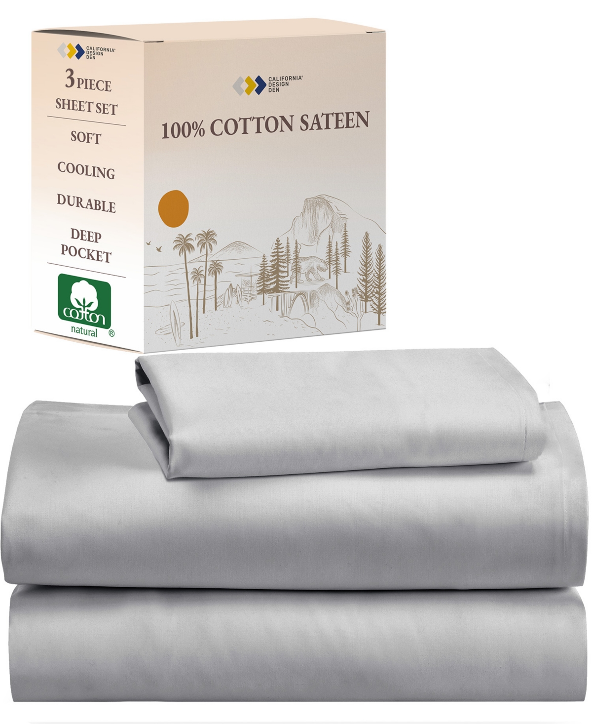 Click here for Soft 100 Cotton Sheets Set - Cooling Durable Satee... prices