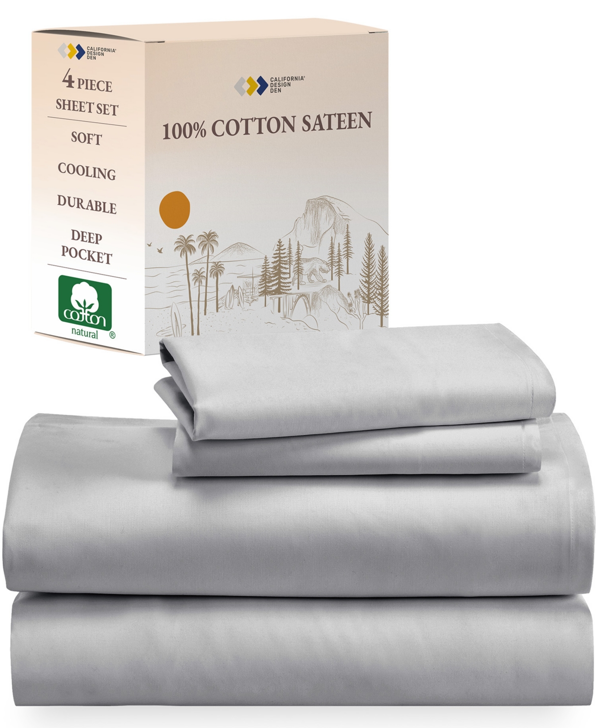 Click here for Soft 100 Cotton Sheets Set - Cooling Durable Satee... prices