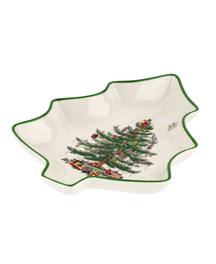 Spode Christmas Tree Tree Shape Dish - Macy's
