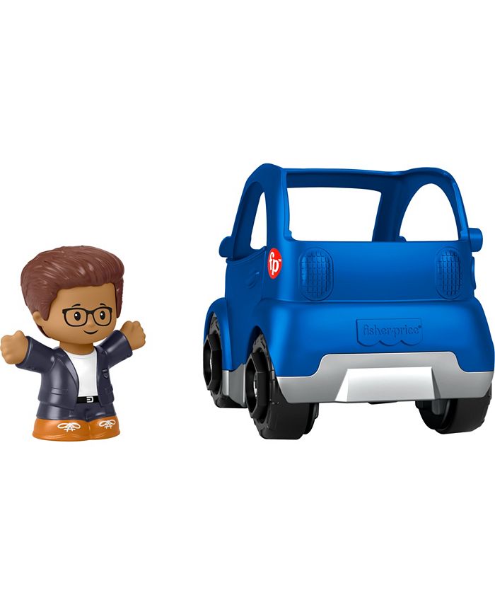 Fisher Price Little People Electric Vehicle Toy Car and Figure Set for ...