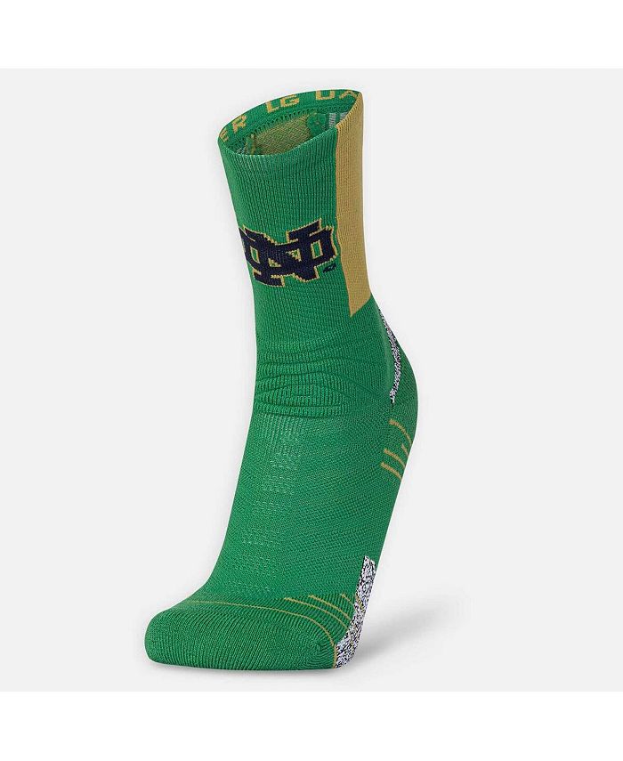 Under Armour Men's Green Notre Dame Fighting Irish Playmaker Crew Socks ...