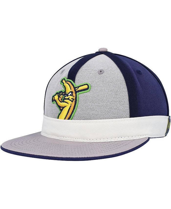 Baseballism Men's and Women's Gray Savannah Bananas Rally Snapback Hat ...