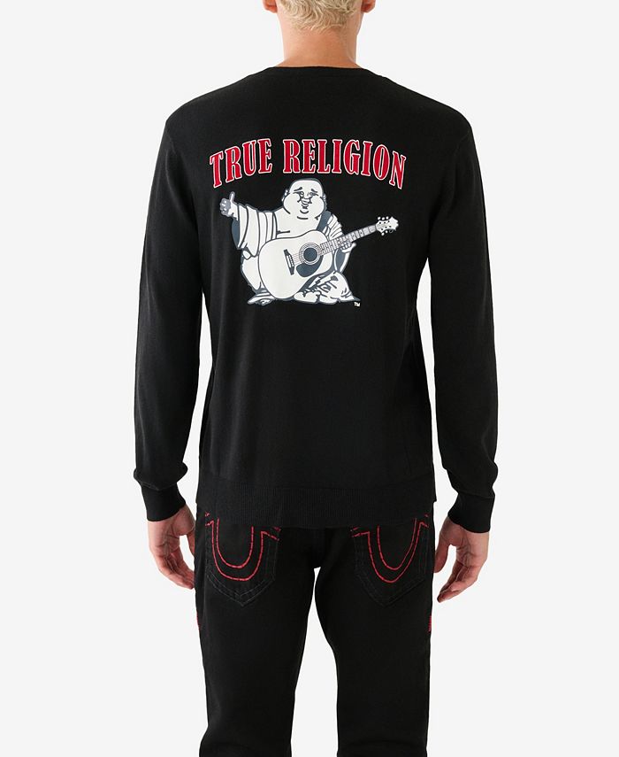 True Religion Men's Crewneck Sweater - Macy's