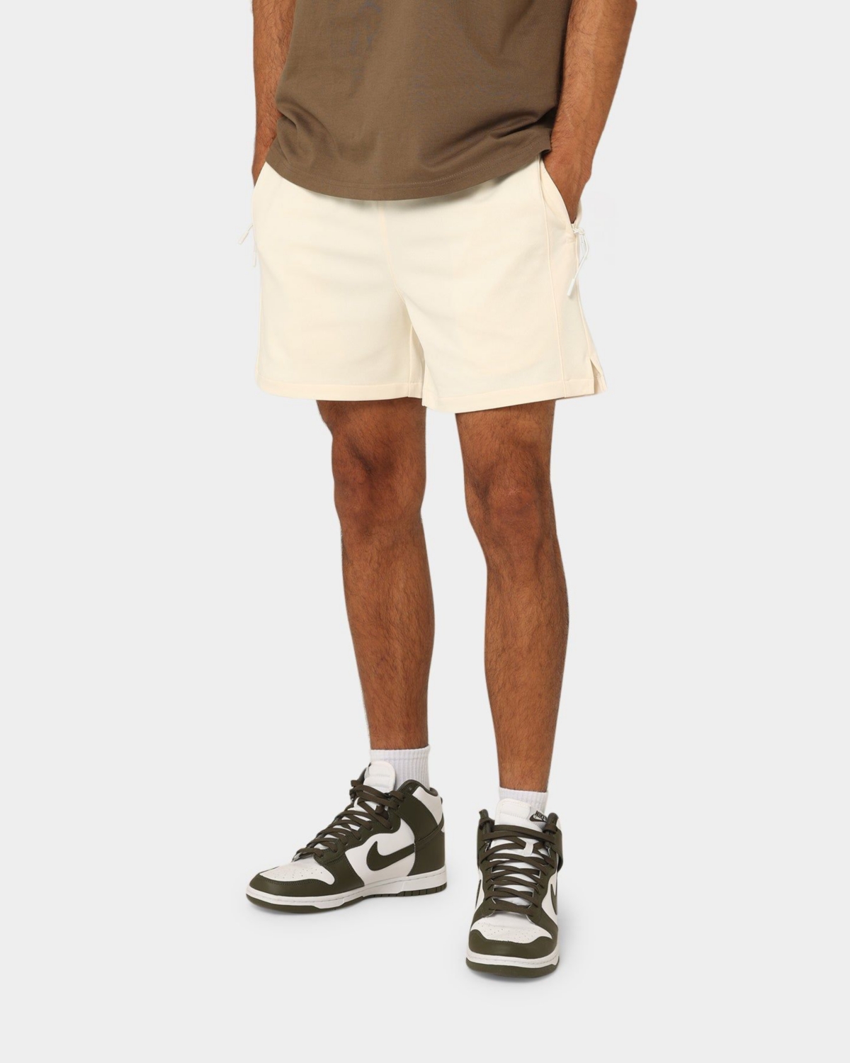 Click here for Xxiii Mens Jonas Knit Shorts - Cream prices
