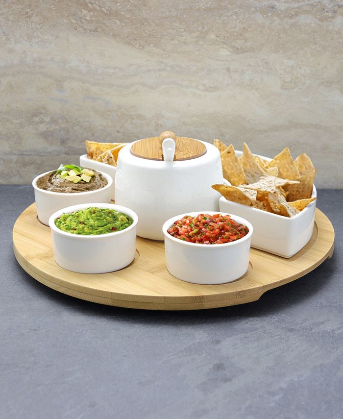 Elama Signature 8 Piece Appetizer Serving Set - Macy's